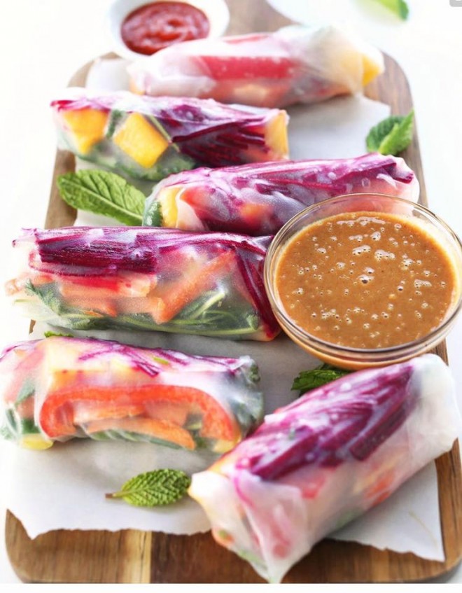 Jolis spring-rolls - du bio dans mon bento